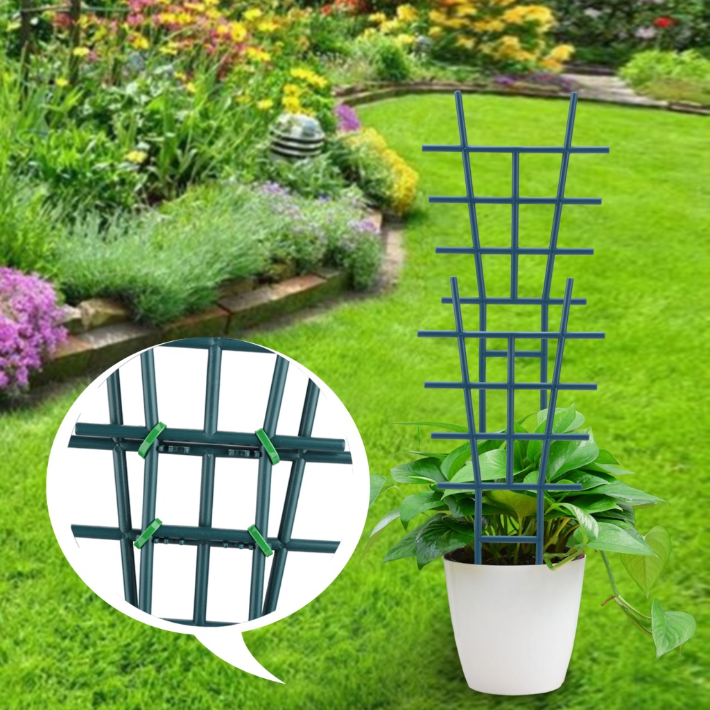 Climbing Vine Rack Flower Pot Support Plant Trellis Plastic 35*18*6cm ...