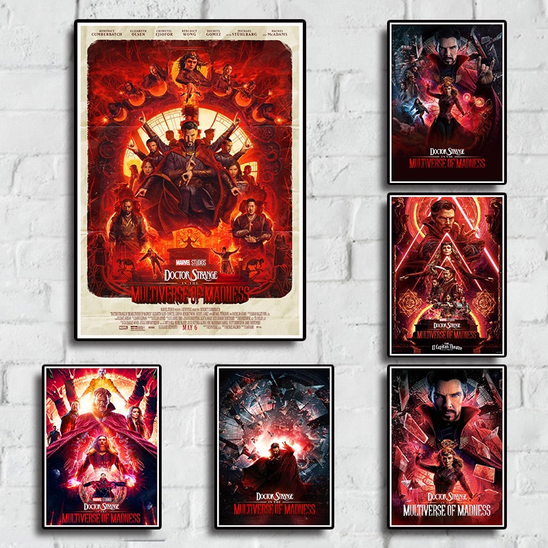 Marvel Fantasy Movie Doctor Strange in the Multiverse of Madness Retro ...