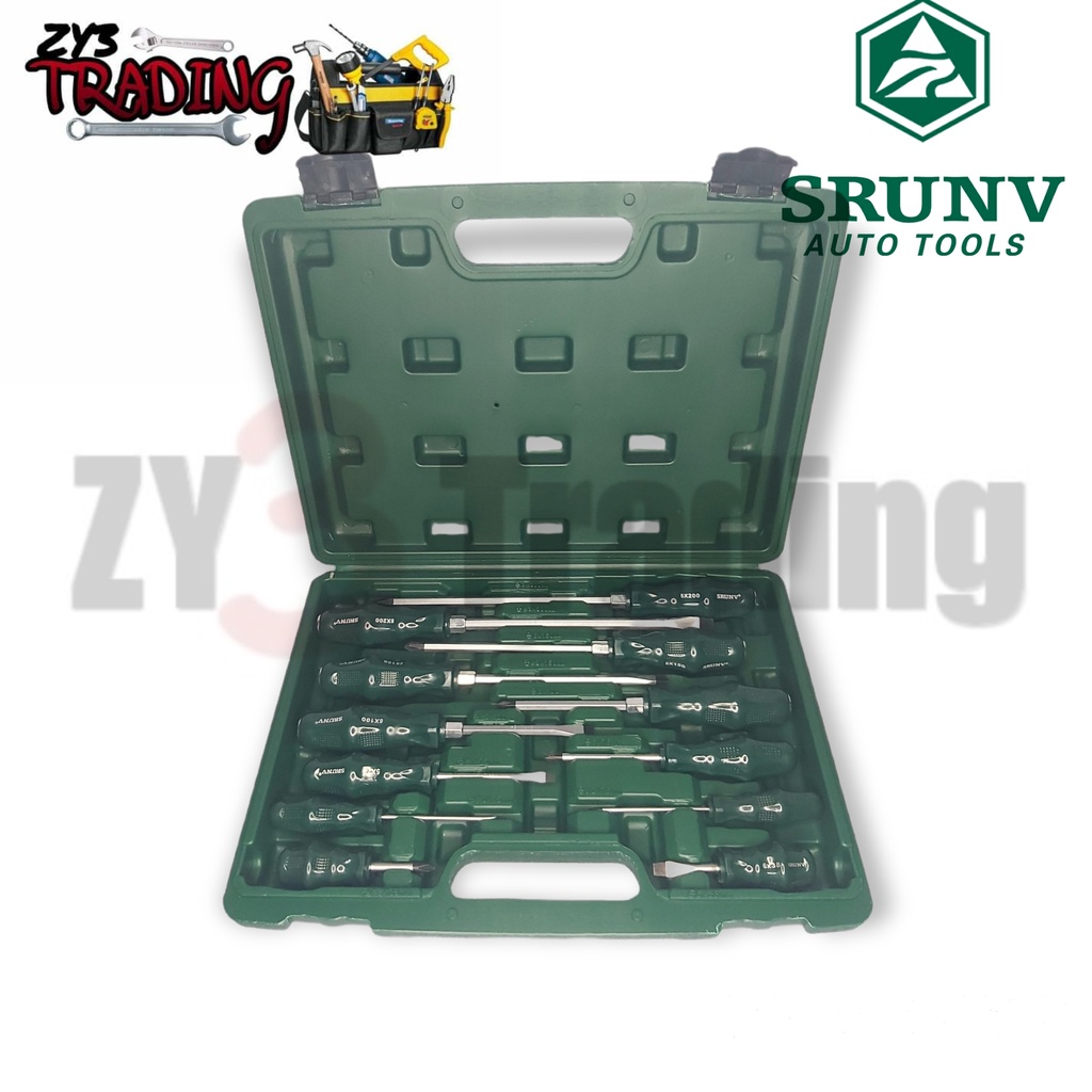 SRUNV 12 Pcs. Impact Screwdriver Set ( METAL IMPACT CAP ) | Shopee ...