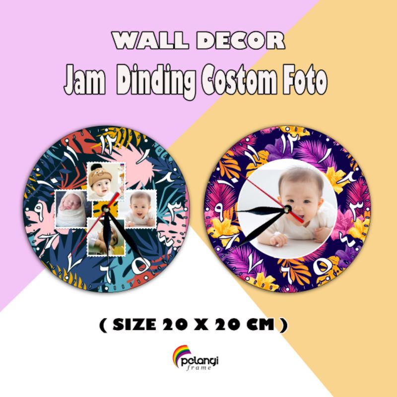 Costom Wall Clock Photo | Shopee Philippines