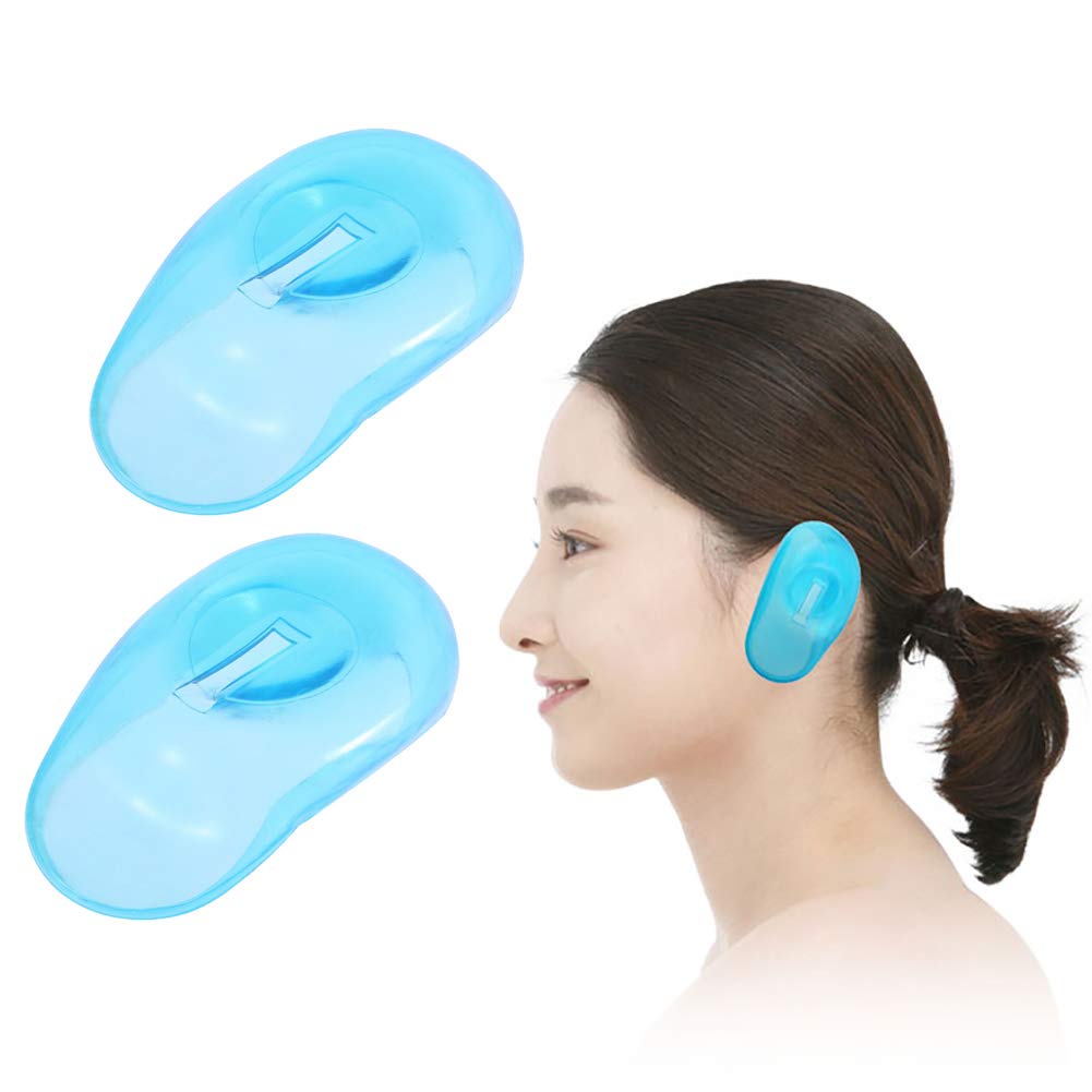 1pair Ear Cover Hair Dye Dying Silicone Shield Ear Protective Cover ...