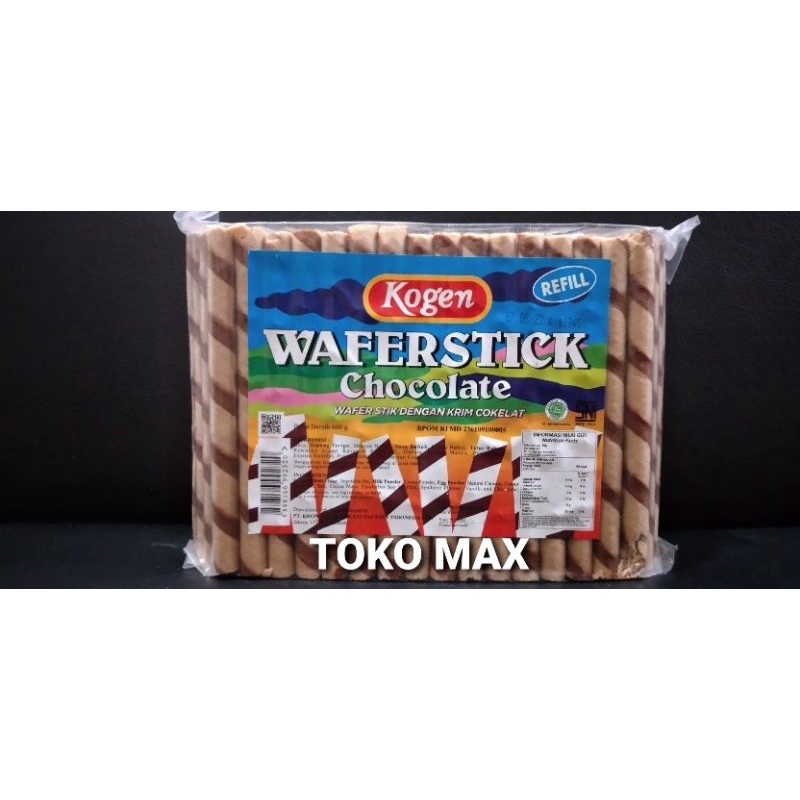 Kogen wafer stick chocolate khong guan waferstick 600g wafer stick With ...