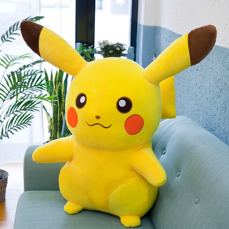COD Cash On Delivery Pikachu Doll Plush Toy Big Sleeping Pillow Ragdoll ...