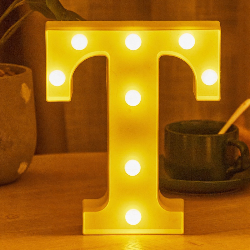 【Local Fast Delivery】Large size LED Letter standee 21cm party needs Led ...
