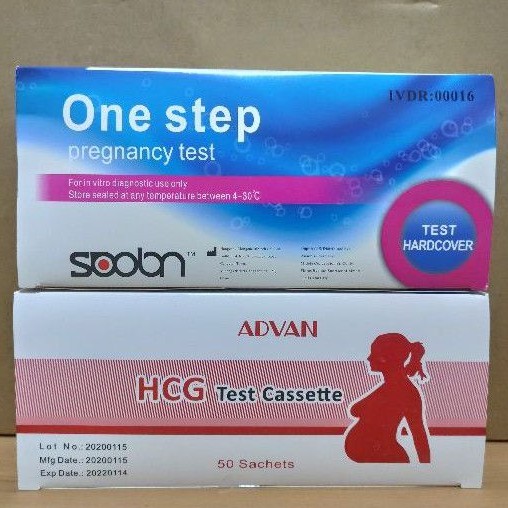 PARTNERS / ONE STEP / ADVAN PREGNANCY TEST 50pcs / 100pcs | Shopee ...