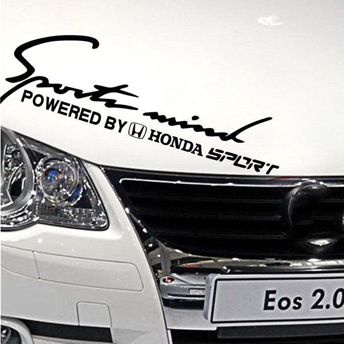 Fun Sport Mind Honda Logo Auto Stickers On The Car Sigh Car Body Window ...