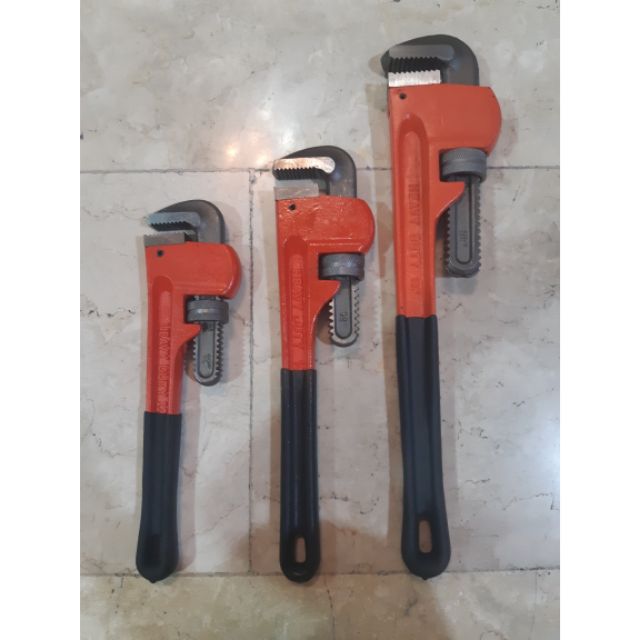 Pipe Wrench Yabe Tubo 12" 14" 18" 24" Heavy Duty (per pc) | Shopee ...
