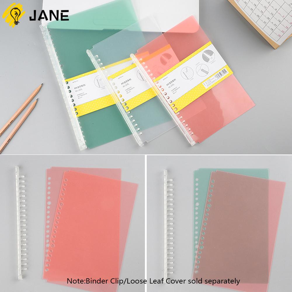 JANE A5/B5 New Loose-leaf Cover Accessory Ring Binder Notebook Paging ...