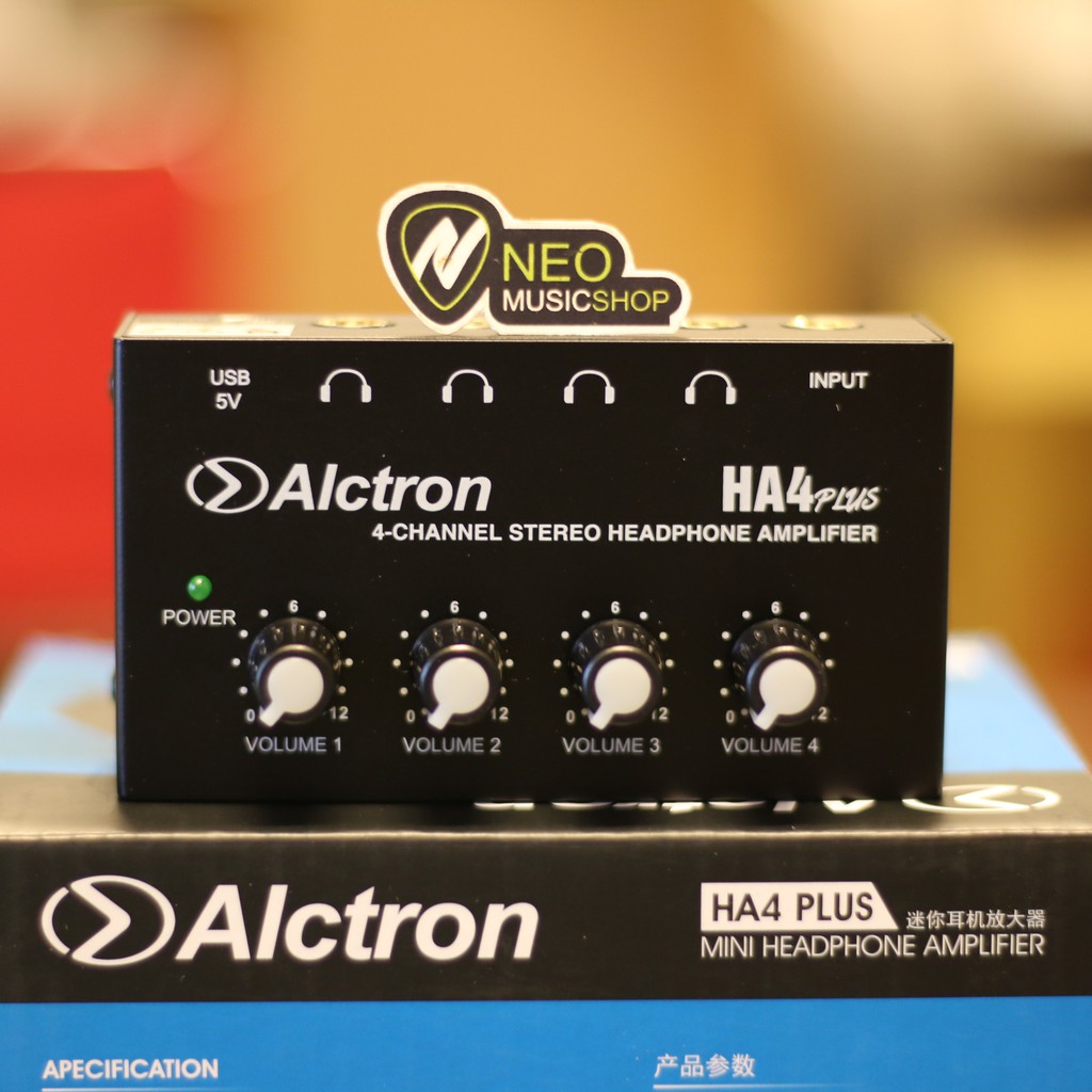 ALCTRON HA4 PLUS - 4-Channel Headphone Amplifier | Shopee Philippines