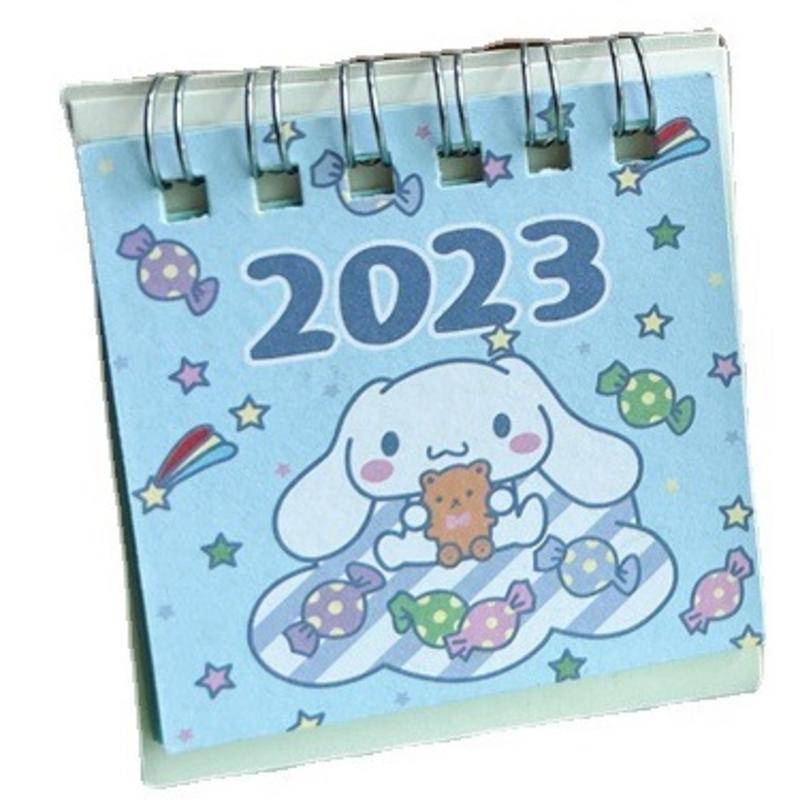 Kawaii mini Sanrio Cartoon Animal 2023 Desk Calendars Cute Daily ...