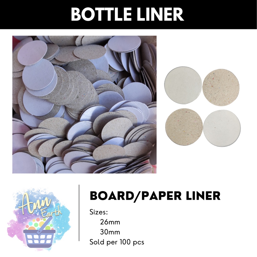 Bottle Cap Liner Insert 500pcs for Tanduay /Empi Bottles (Non-adhesive LINER ONLY) | Shopee ...