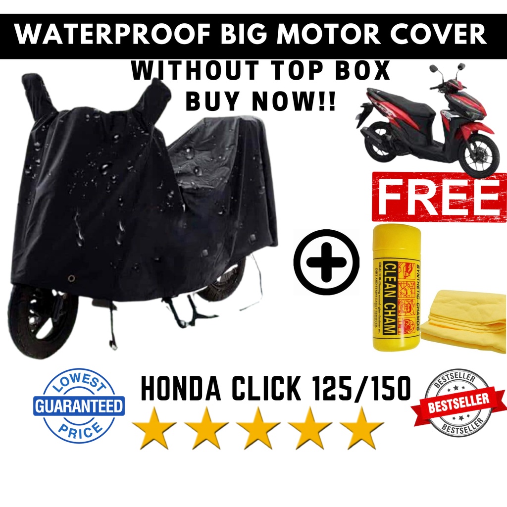 HONDA CLICK 125i MOTOR COVER WATERPROOF / HONDA CLICK 150i MOTOR COVER ...