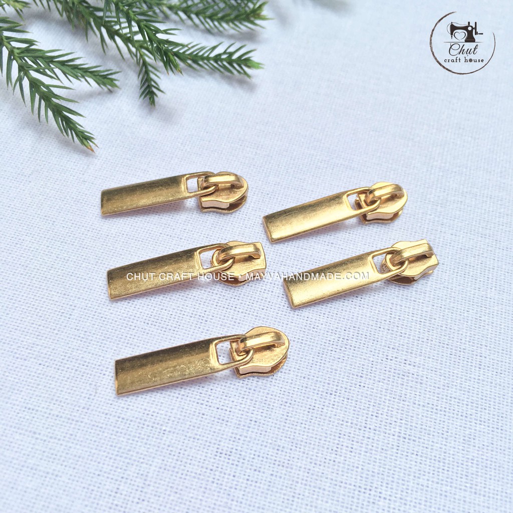Gold zip lock head No. 3 (set of 10) | Shopee Philippines
