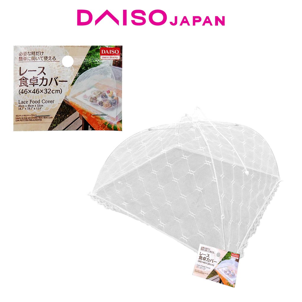 Daiso White Lace Food Cover | Shopee Philippines