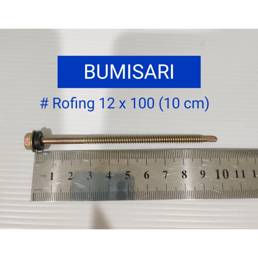 Rofing 12 X 100 / roofing bolts / yellow rofing / rofing bolts (10 cm ...
