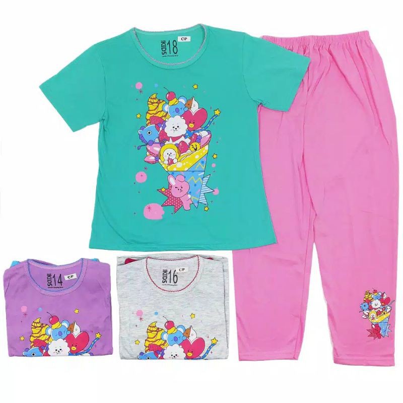 Pajama Sleepwear BTS BT21 | Shopee Philippines