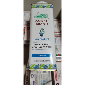 SNAKE BRAND Body Cooling Powder Wild Thanaka/kelp/sakura/lavender ...