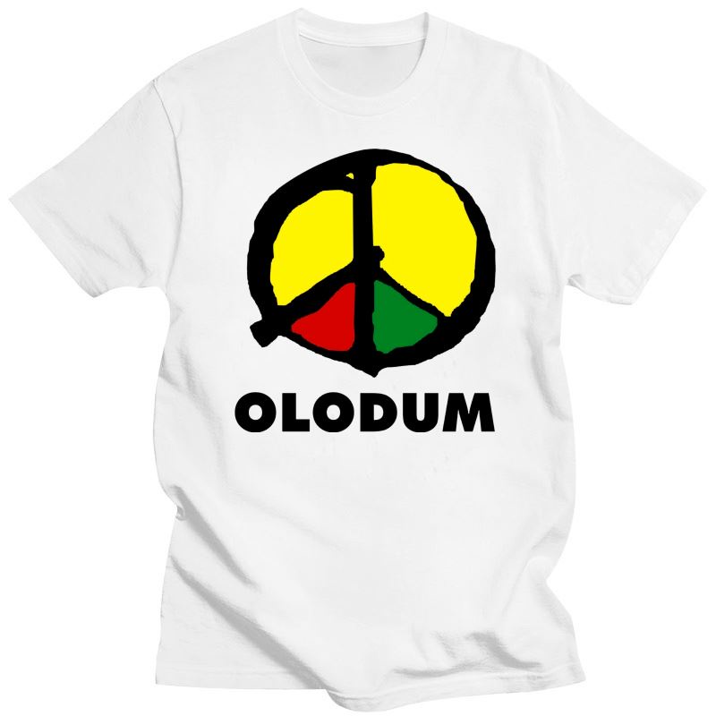 New OLODUM Brazil Music Retro Peace Logo Men'S White T-Shirt Size S To ...