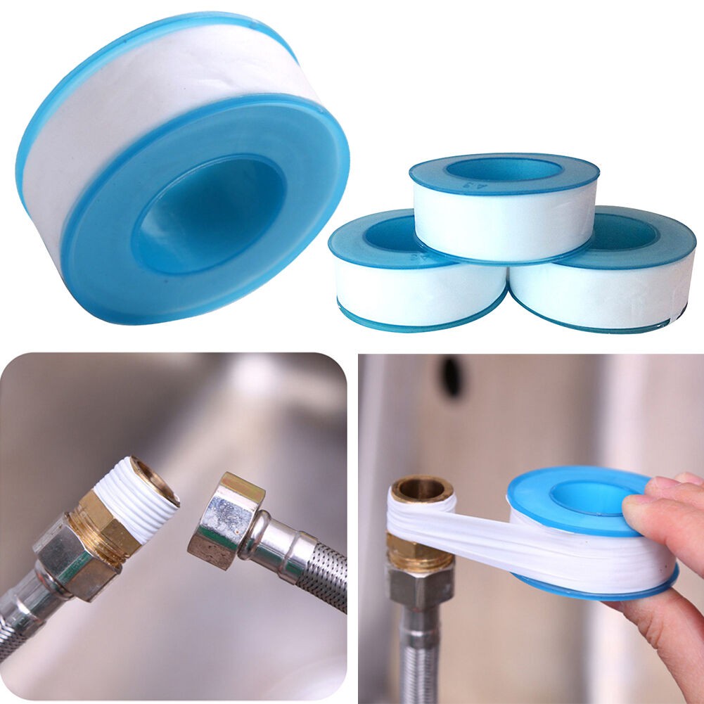 10PCs Roll Plumbing Plumber Fitting Thread Seal Tape PTFE Water Pipe ...
