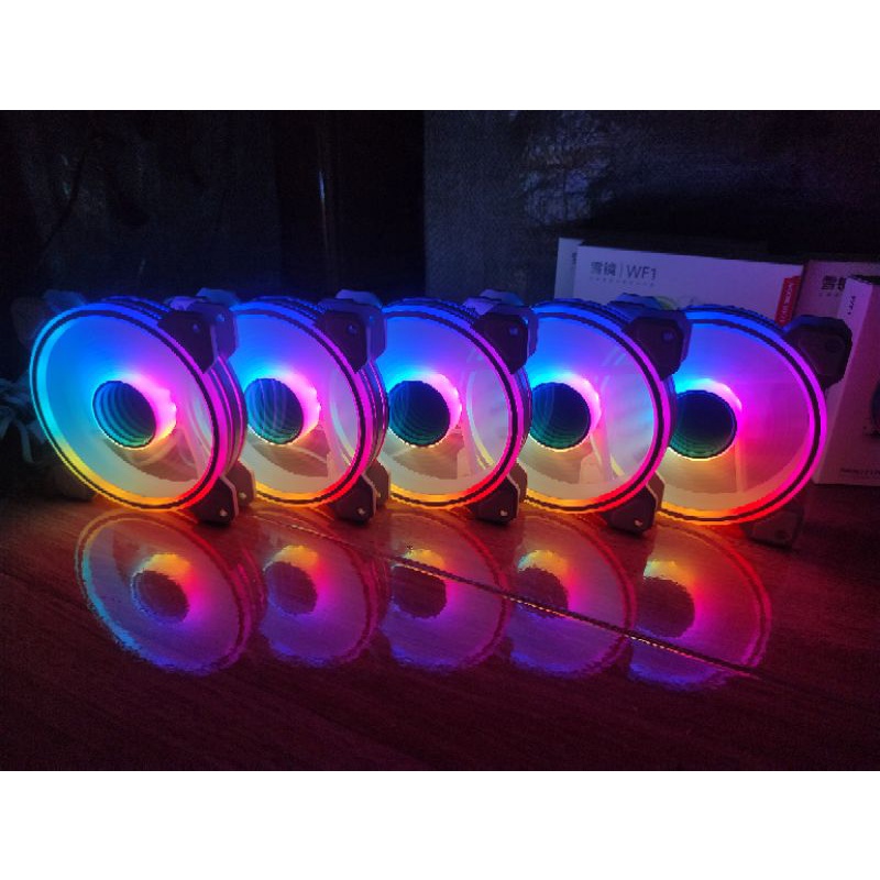 New COOLMOON INFINITY LENS ARGB 5V 3PIN+PWM COOLMOON QUITE FAN FOR PC ...