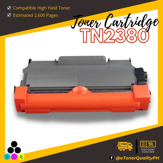 eTONER Compatible Toner Cartridge TN 2380 TN2380 for Brother MFP ...