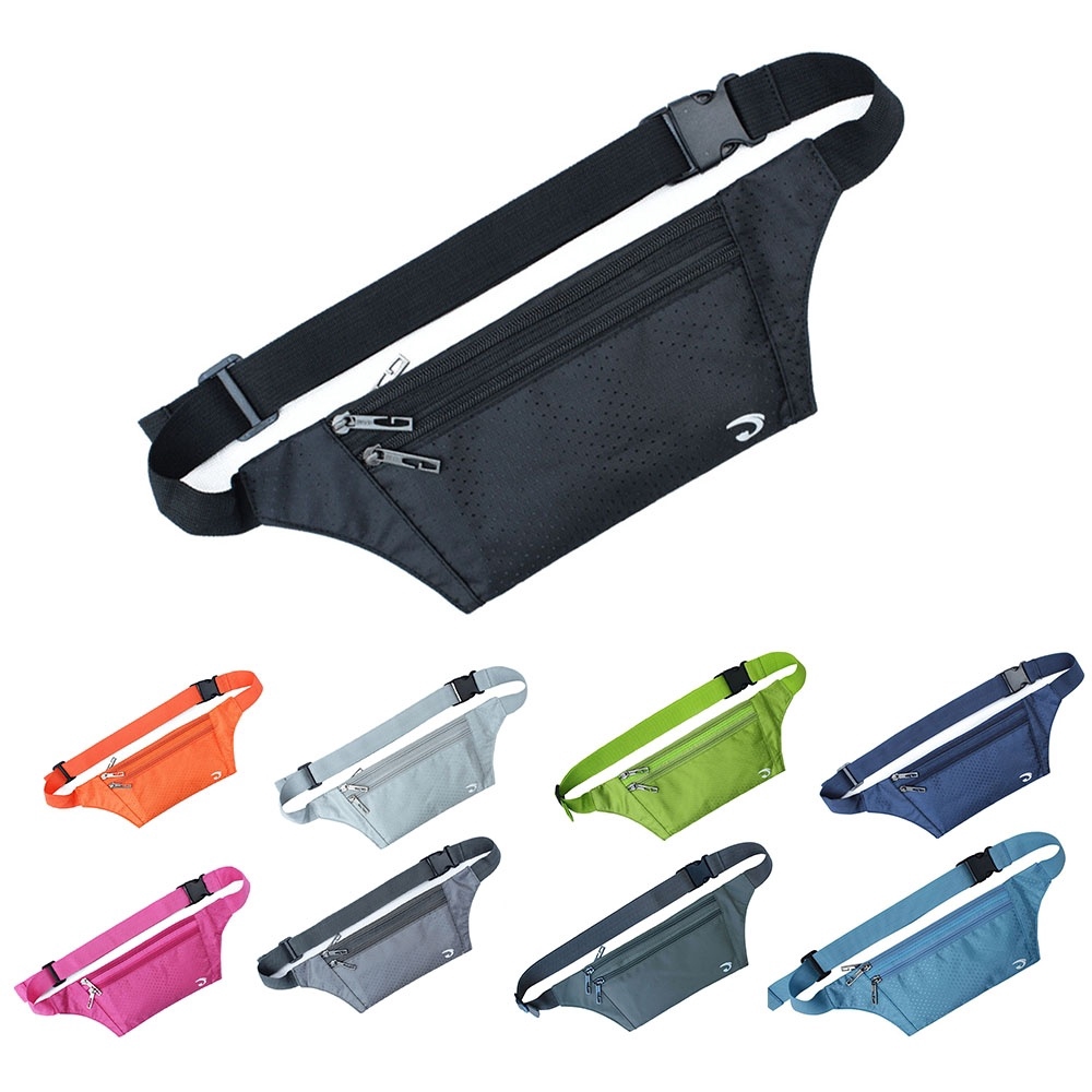 Waist Pack Bag Ultrathin Hide Purse Outdoor Sports Jogging Travel ...