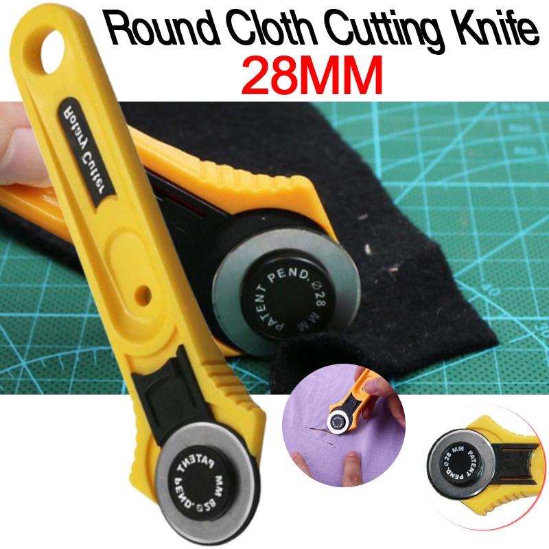 [Spot]28mm Patchwork Roller Wheel Round Knife Cloth Cutting Knife Knife ...