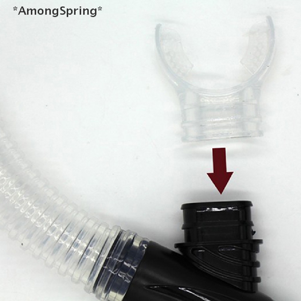 AmongSpring> Dive Tube Snorkel Silicone Underwater Diving Tube Snorkel ...