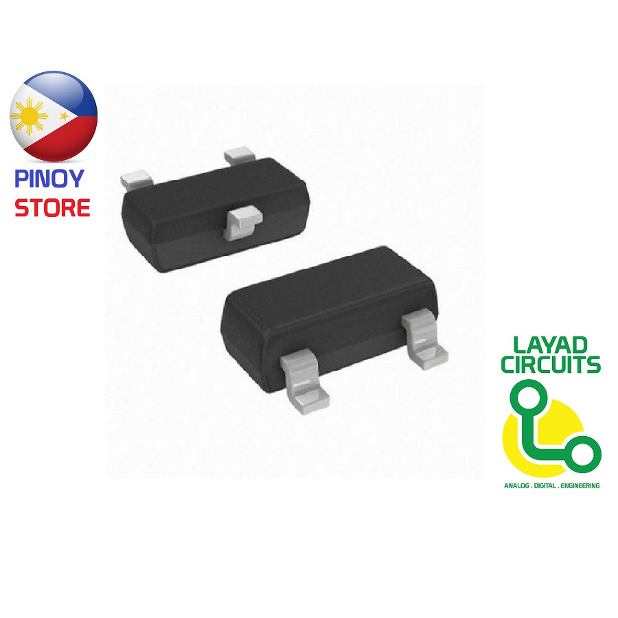 2N7002 transistor SMD SOT-23 surface mount MOSFET N-channel 115 mA 60V | Shopee Philippines