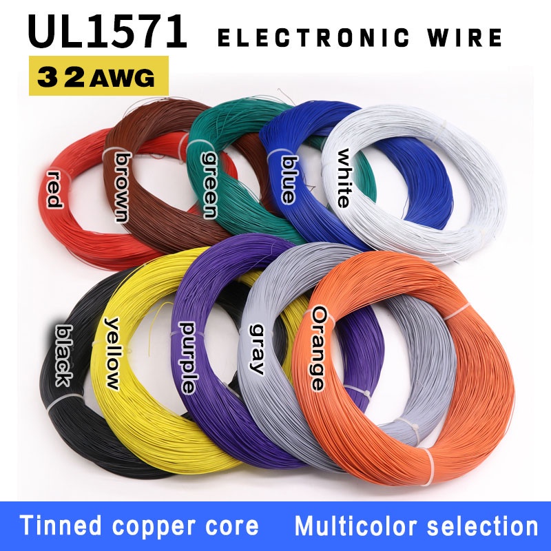 UL1571 32AWG electronic wire PVC tinned copper wire, electronic wiring, internal wiring of ...
