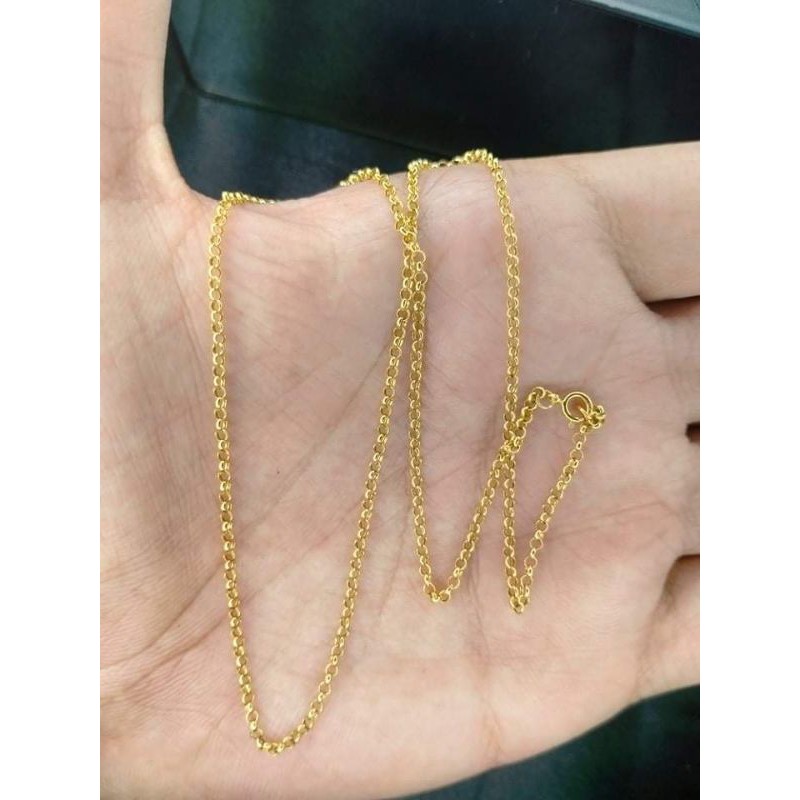 18k Saudi Gold TAUCO CHAINS ️ PAWNABLE & COD | Shopee Philippines