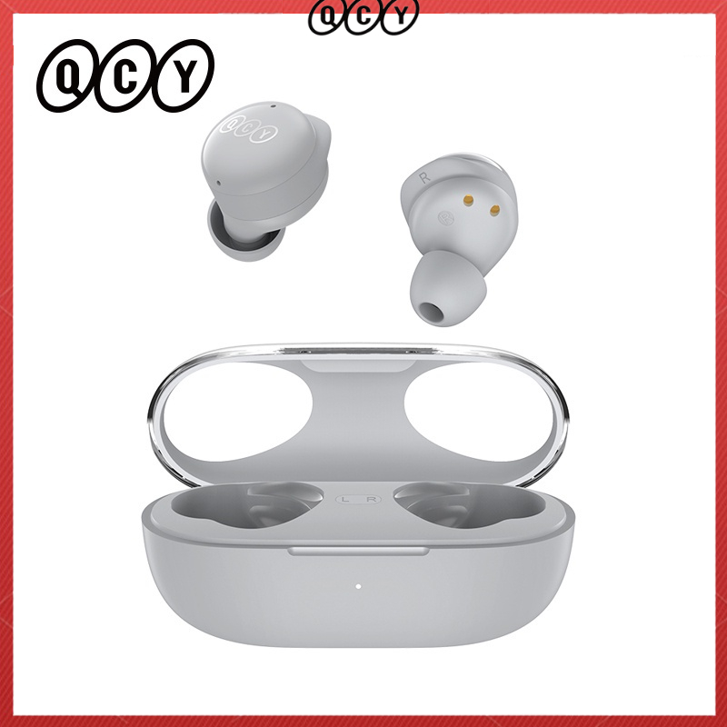 Original QCY T17S Bluetooth Headset Qualcomm Bluetooth 5.2 TWS Wireless Earbuds Voice Assistant ...