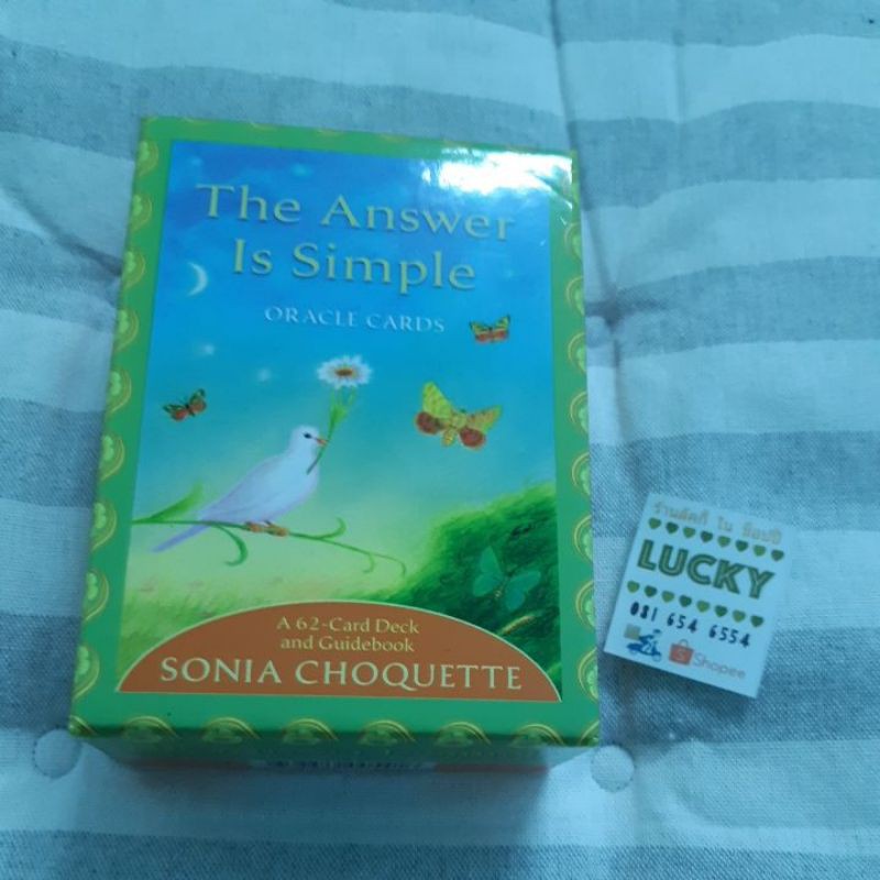 The Answer Is Simple Oracle cards | Shopee Philippines