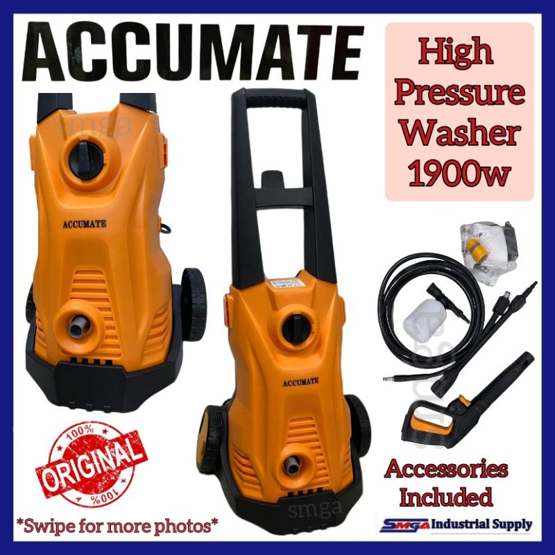 Accumate High Pressure Washer 1900Watts 135Bar | Shopee Philippines