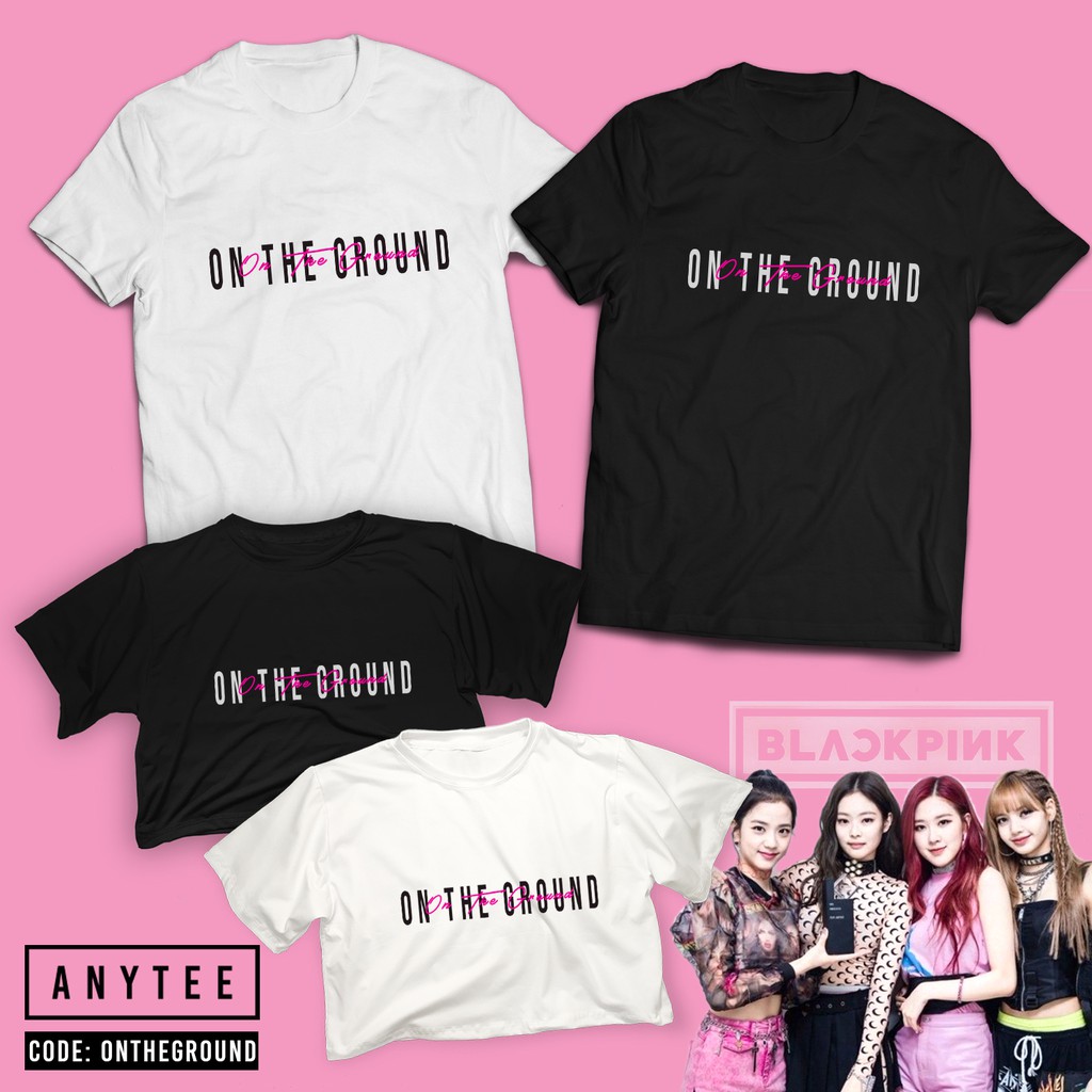 BLACKPINK ROSÉ On The Ground Album Merch 100% Cotton Shirt and Loose ...