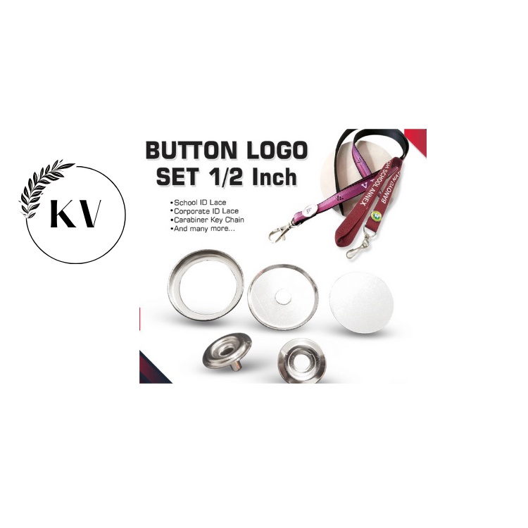 1/2 and 3/4 ID button logo set for ID lace (500pcs) | Shopee Philippines