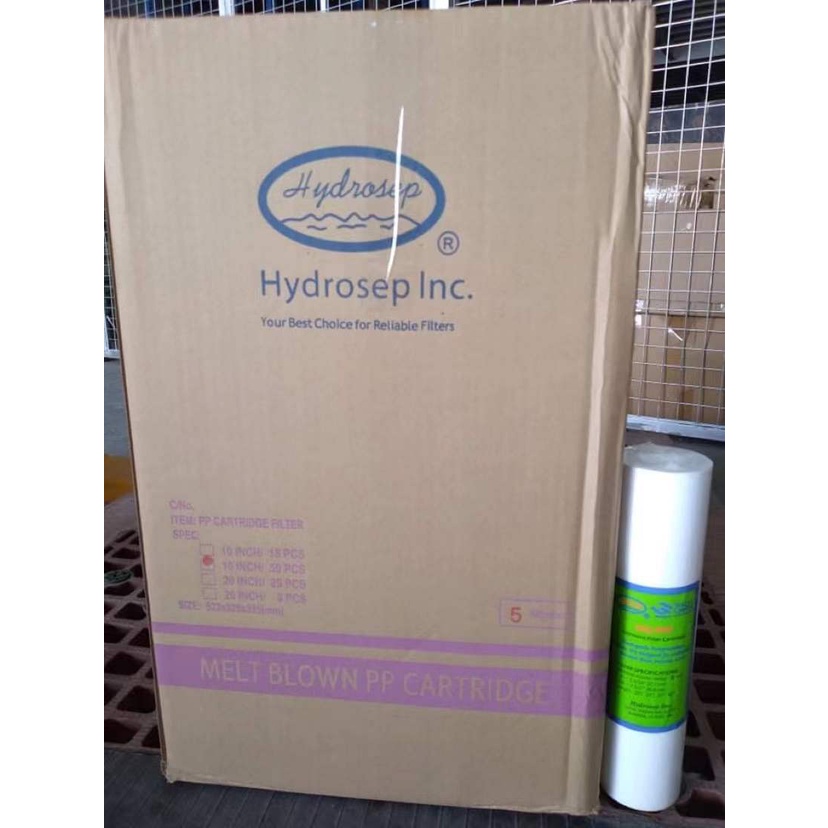 Hydrosep sediment filter slim 10'' 1 mic,5mic,10mic and 20mic (50pcs ...