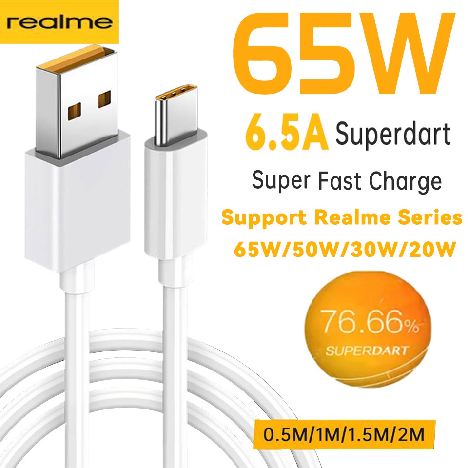 Original Realme Superdart Fast Charge Usb Type C Cable For Realme Gt2 ...