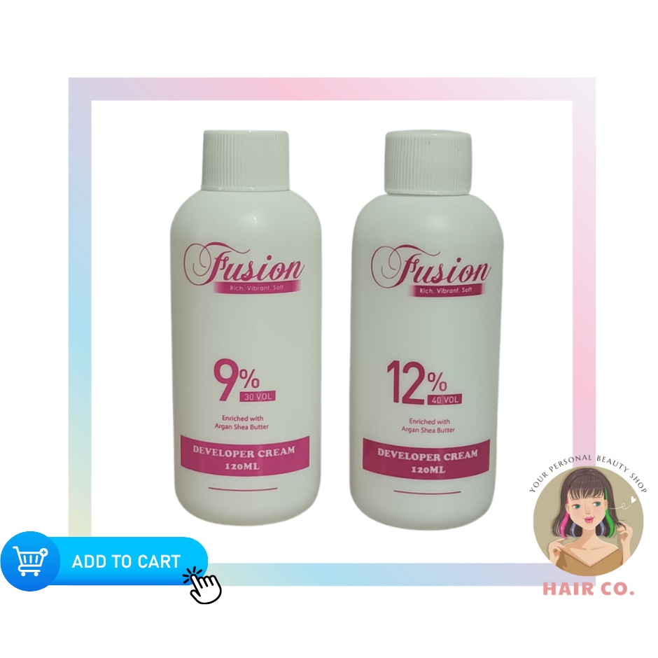 FUSION Ultra Lift Hair Developer/ Oxidizing Cream 120ml | Shopee ...