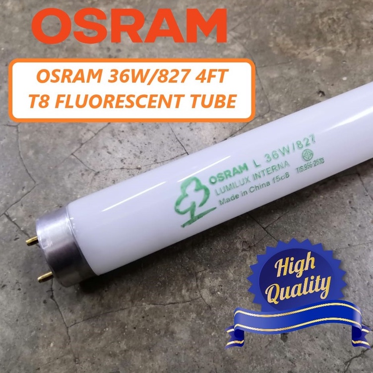 HIGH QUALITY + OSRAM Lumilux Interna 36W/827 4ft T8 Fluorescent Tube ...