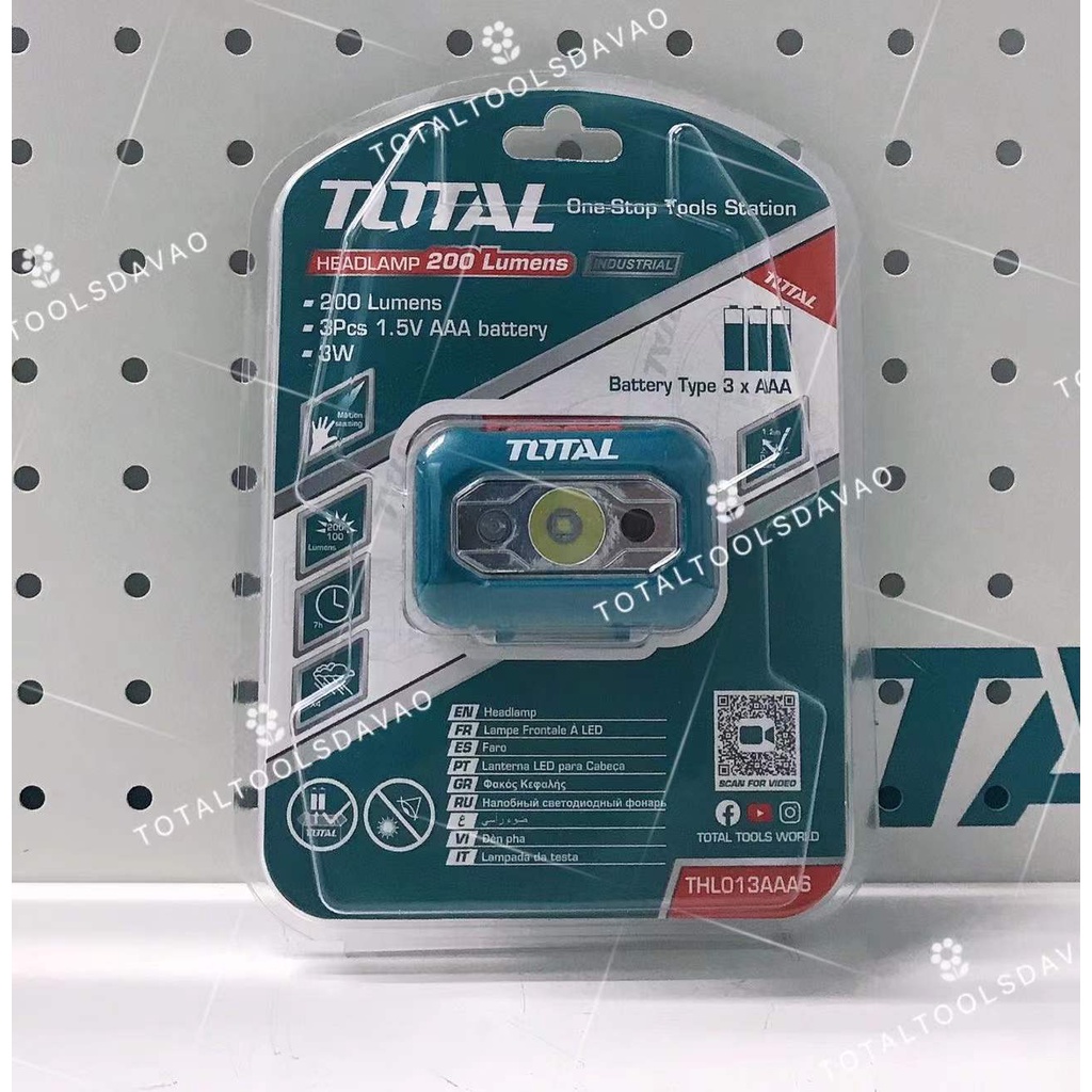 TOTAL Headlamp THL013AAA6 | Shopee Philippines