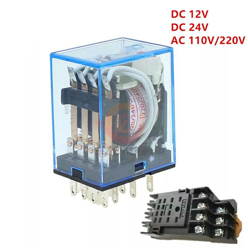 MY4 RELAY /MY2 12VDC 24VDC 110v 220VAC 7-Day Supply | Shopee Philippines