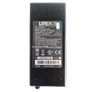 LITEON AC/DC Adaptor 12V 5A Heavy Duty Power Supply Adapter 12VDC ...