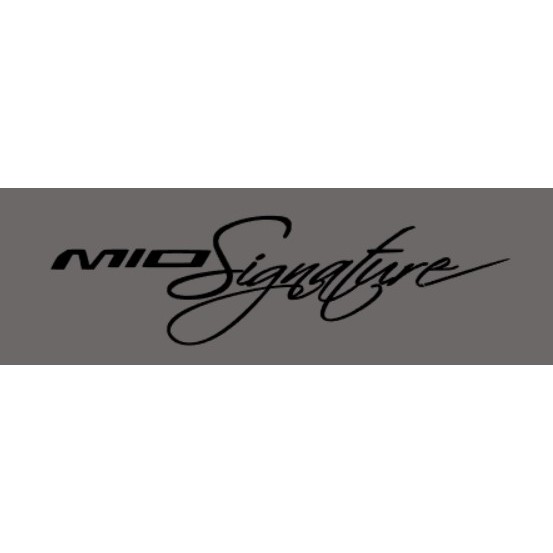 Mio Signature Sticker - 7.5inches Length, Cut Out Sticker, Waterproof ...