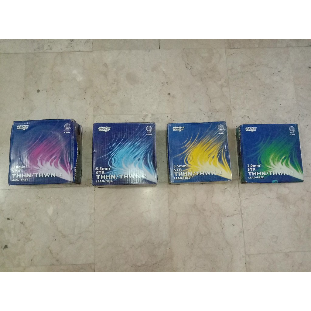 PHELPS DODGE THHN STRANDED wires ( BOXED/ per BOX ) | Shopee Philippines