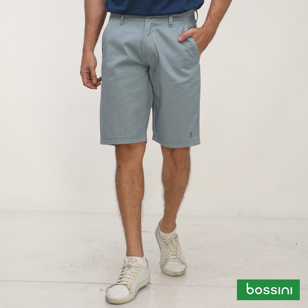 Bossini Tapered Shorts BMB22-0071 (Smocked Blue) | Shopee Philippines