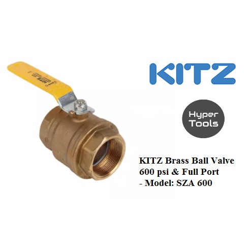 KITZ 600 Psi Brass Ball Valve - Model: SZA 600 | Shopee Philippines