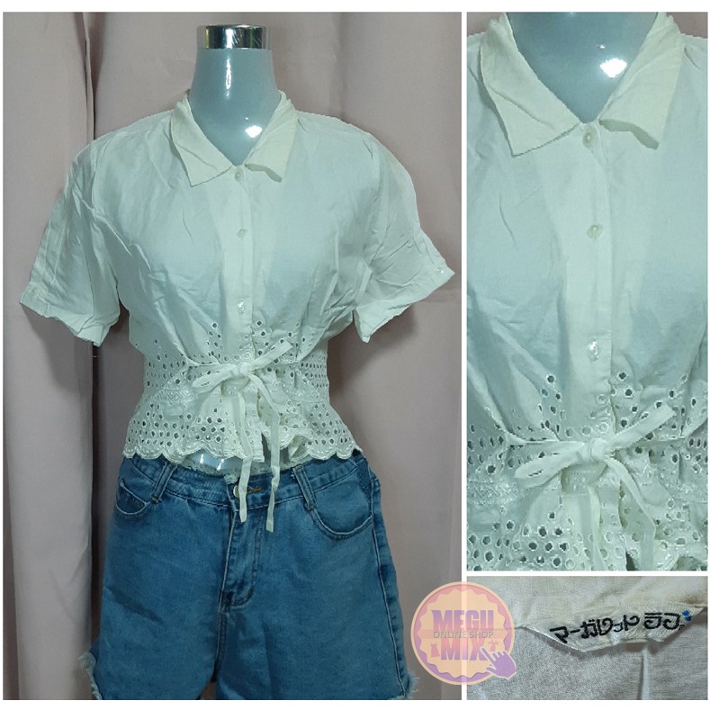 49 ONLY Light colored tops (white/off white) | Shopee Philippines