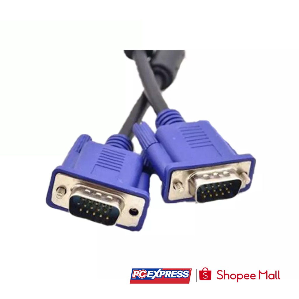 VGA CABLE MALE TO MALE 1.5 METER | Shopee Philippines