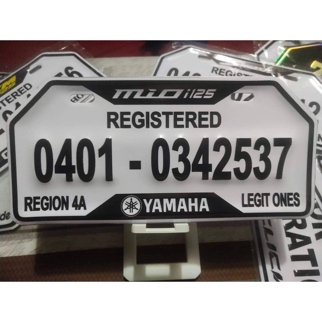 STANDARD MC PLATE (MV FILE #2) | Shopee Philippines
